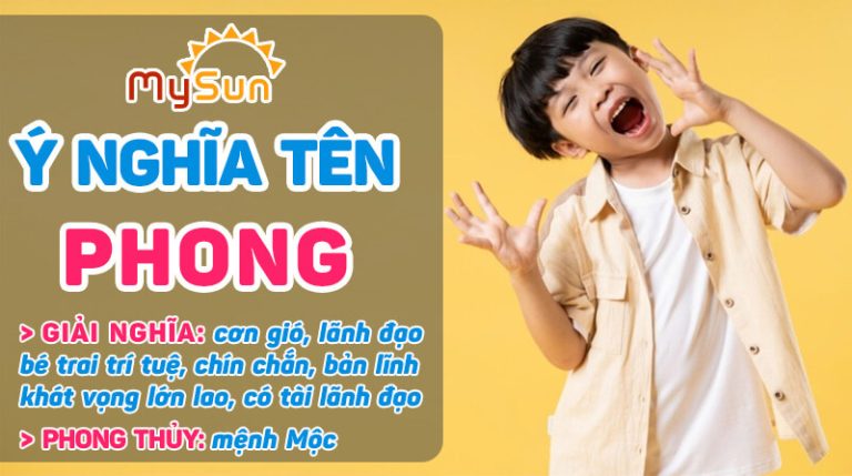 Ý nghĩa của tên Phong là gì, tên đệm lót: Hải Phong, Hoàng Phong